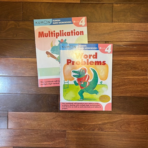 Other | Kumon Grade 4 Math Workbooks Multiplication And Word Problems ...